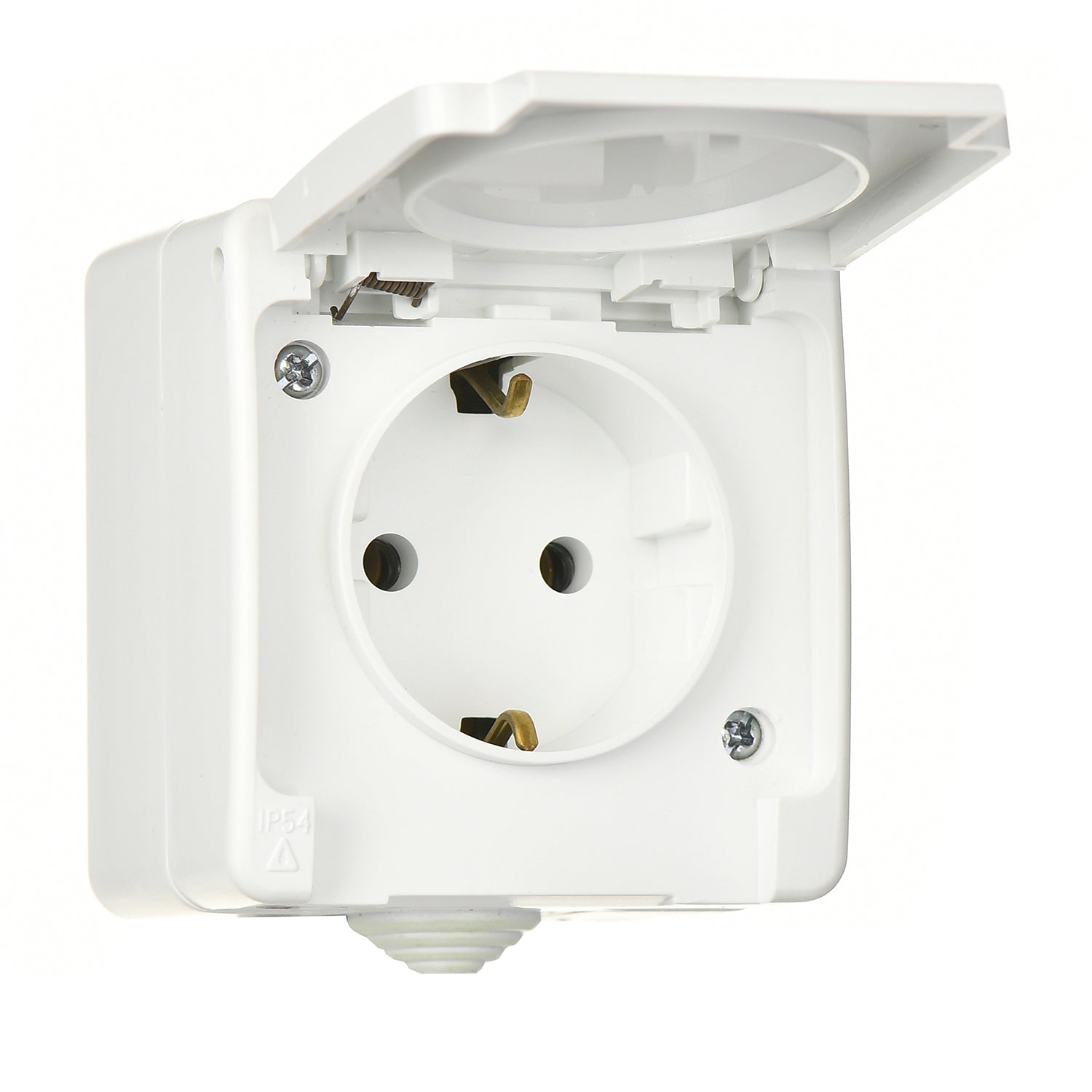 Günsan Aufputz SCHUKO - Steckdose mit Klappdeckel 16A/250V~ für Feucht ...